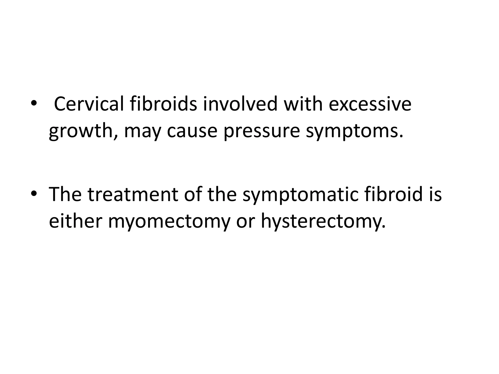 Rare case of cervical fibriod | PPTX