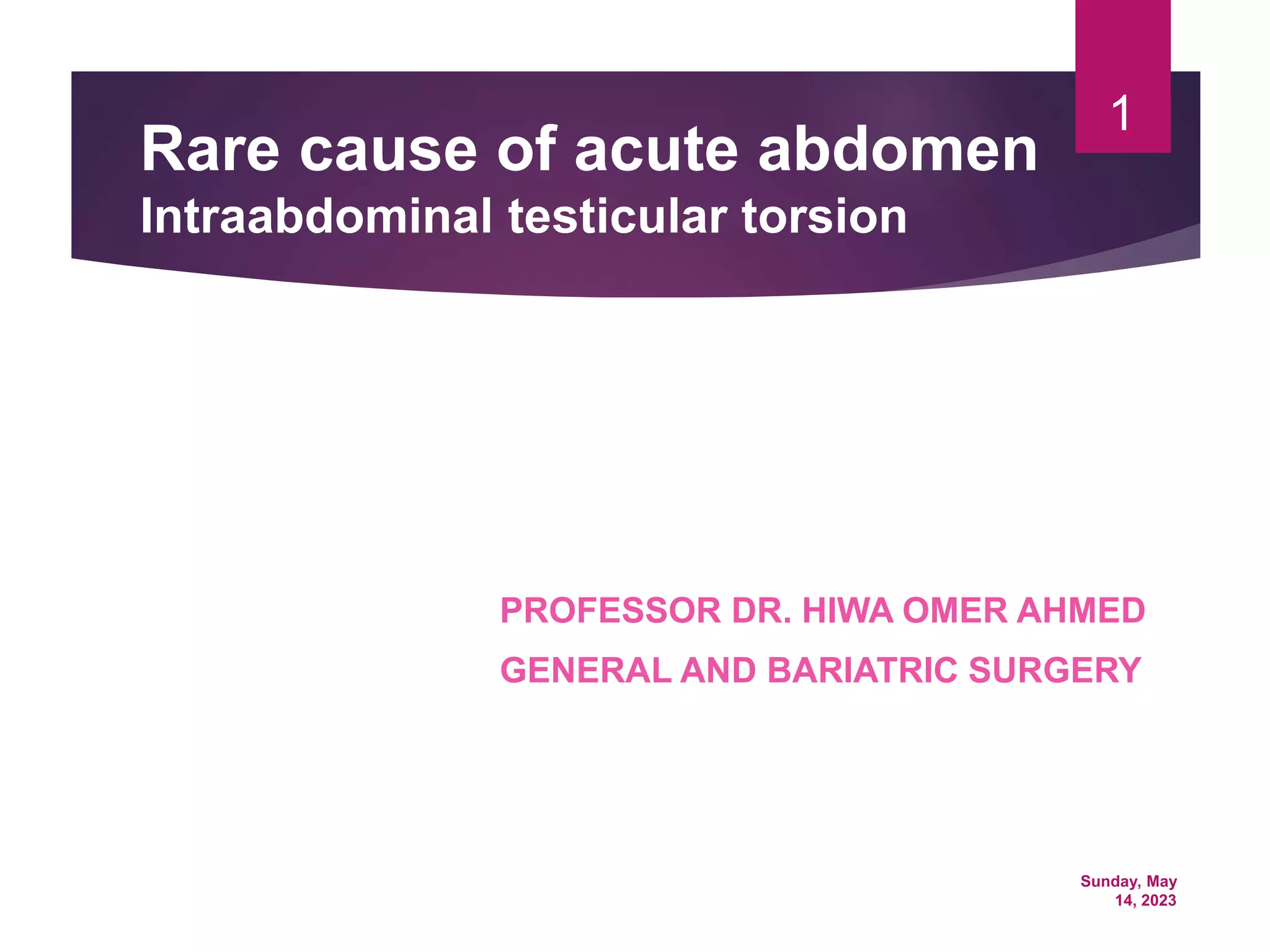 Rare cause of acute abdomen.ppt