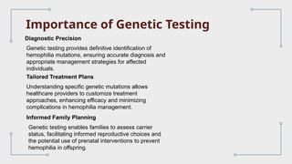 HEMOPHILIA A RARE GENETIC DISORDER slides | PPTX