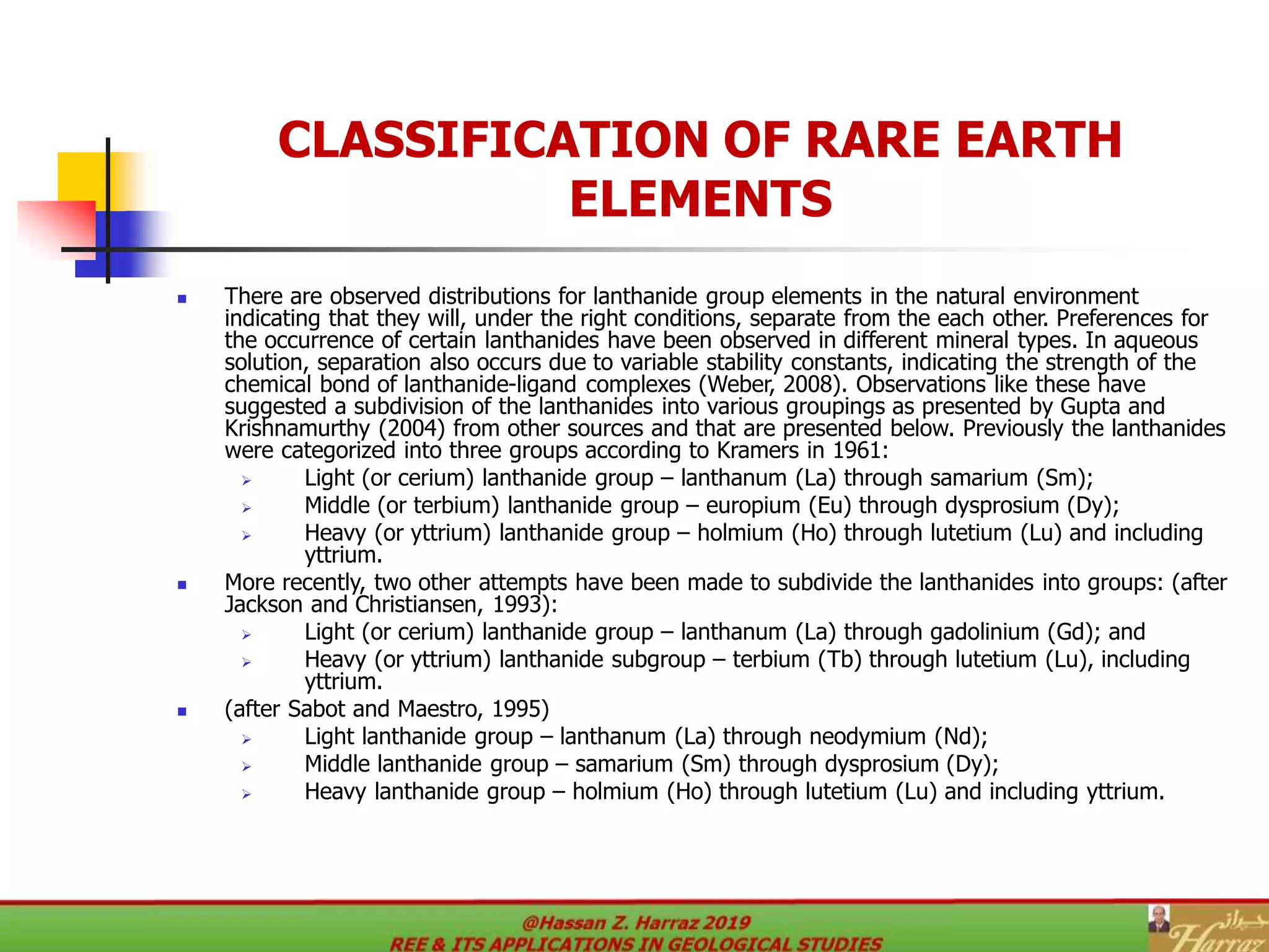 Rare earth elements and its applications in geological studies | PDF