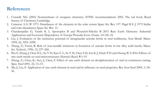Rare earth elements and their properties and their applications in ...
