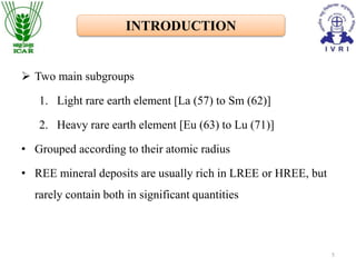 Rare earth elements in Animal nutrition | PPTX