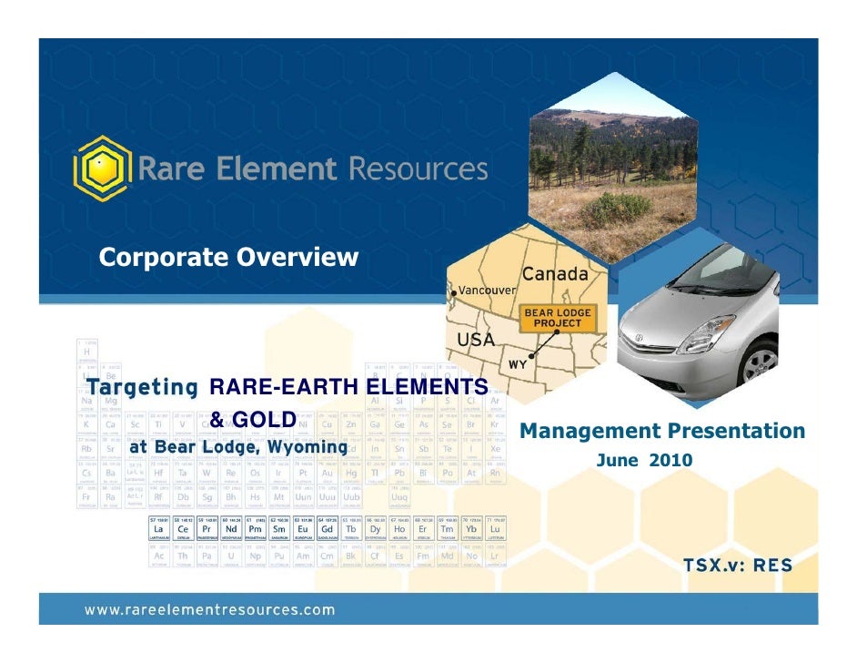 Rare Element Resources - June 2010