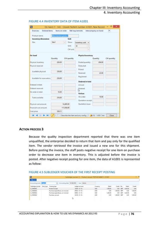Inventory costing and accounting entry explanation | PDF