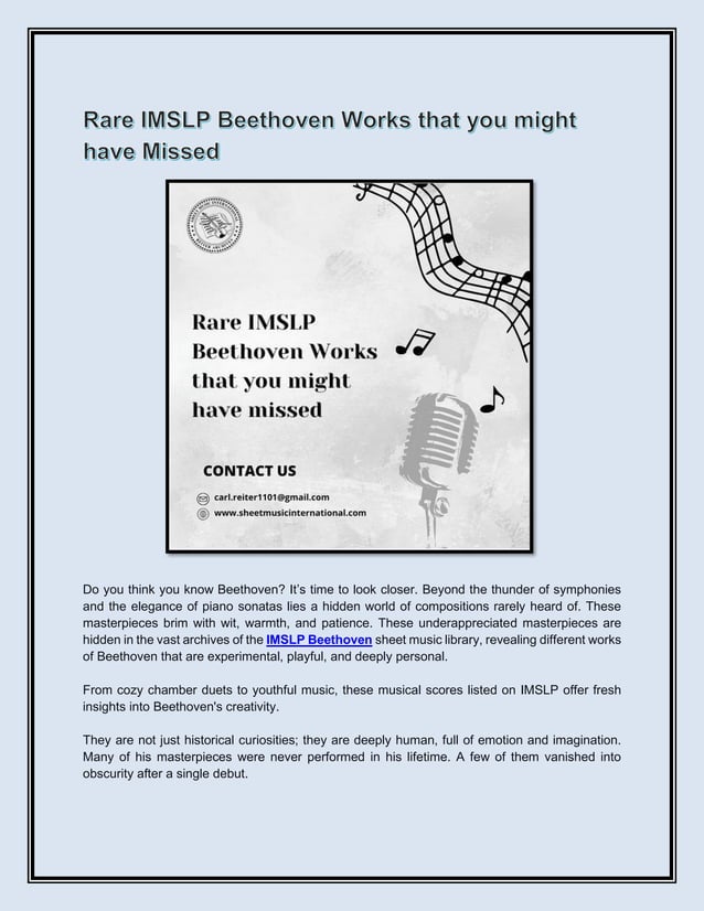Rare IMSLP Beethoven Works that you might have Missed.pdf