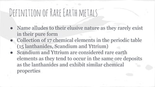 Rare Metals | PPT