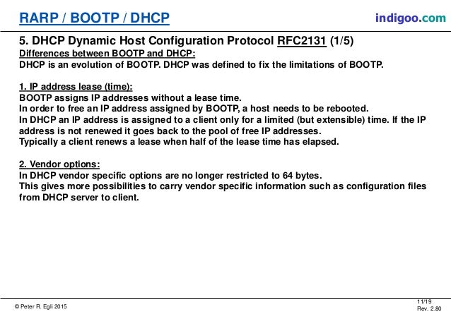 Rarp Bootp Dhcp And Pxe Protocols