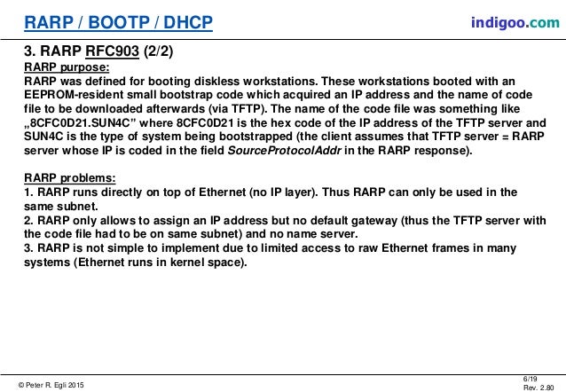 Rarp Bootp Dhcp And Pxe Protocols
