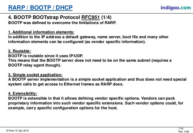 Rarp Bootp Dhcp And Pxe Protocols
