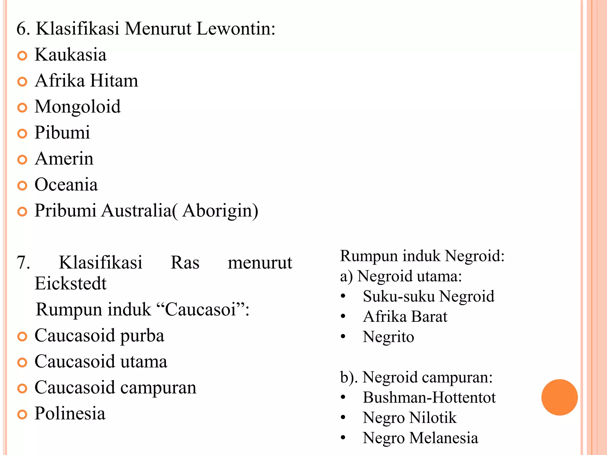 Ras ras dan spesies manusia | PPTX