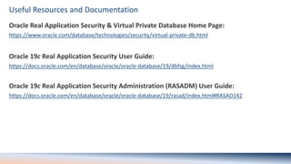 Access Denied: Real-World Use Cases for APEX and Real Application ...