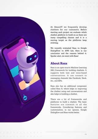 Why Rasa Chatbot - Ideas2IT | PDF