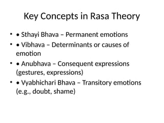 Rasa_and_Bhava_Theory ,comapring eastern and western concept | PPTX