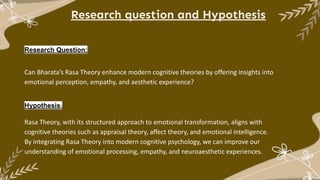 The Psychology of Rasa: Can Ancient Aesthetics Shape Modern Cognitive ...