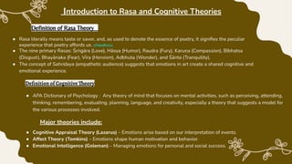 The Psychology of Rasa: Can Ancient Aesthetics Shape Modern Cognitive ...