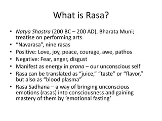 Rasa and the brain | PPTX