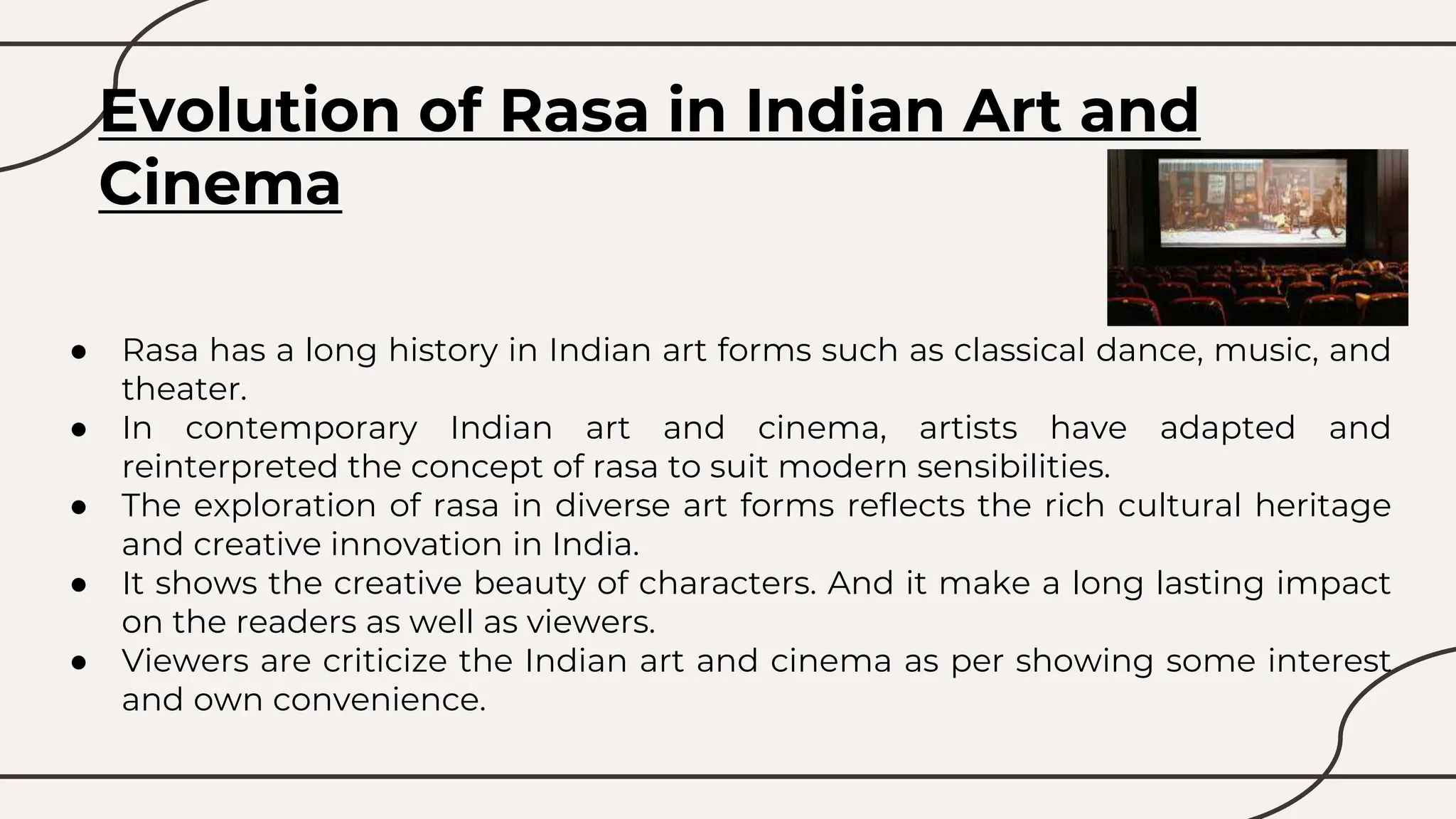 Rasa in Contemporary Indian Art and Cinema .pptx