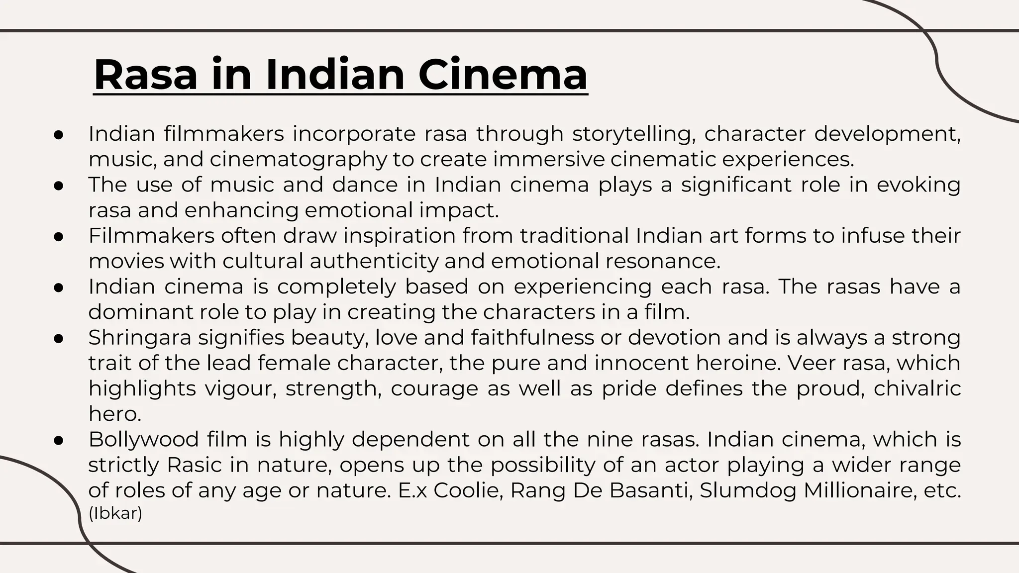 Rasa in Contemporary Indian Art and Cinema .pptx