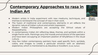 Rasa in Contemporary Indian Art and Cinema .pptx