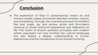 Rasa in Contemporary Indian Art and Cinema .pptx