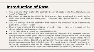 Rasa in Contemporary Indian Art and Cinema .pptx