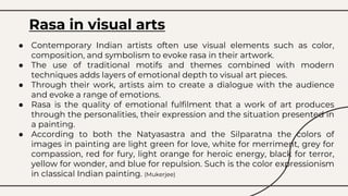 Rasa in Contemporary Indian Art and Cinema .pptx