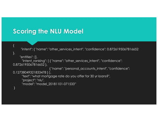 Rasa NLU and ML Interpretability | PDF