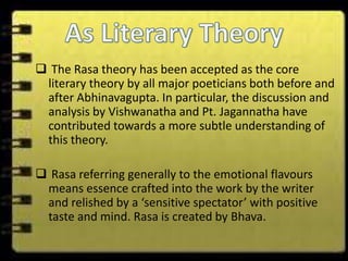 Rasa Theory : AbhigyanShakuntalam | PPTX