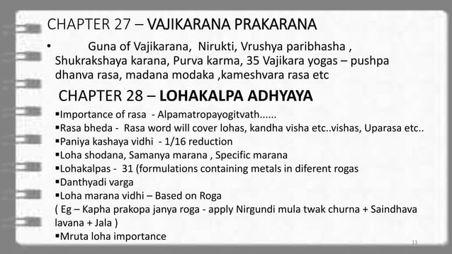 Rasa ratna samuchaya - 12- 30 chapters | PPTX