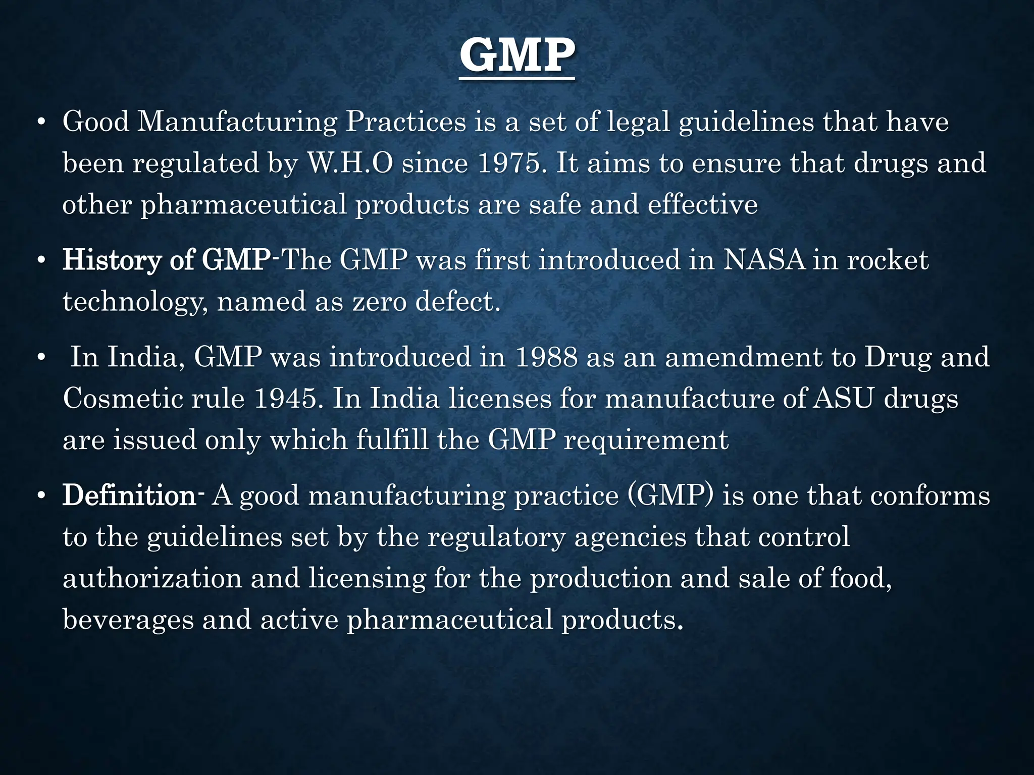 RASASHALA IN ACCORDANCE WITH GMP....pptx | Manufacturing Industry | Industries