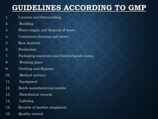 RASASHALA IN ACCORDANCE WITH GMP....pptx | Manufacturing Industry ...