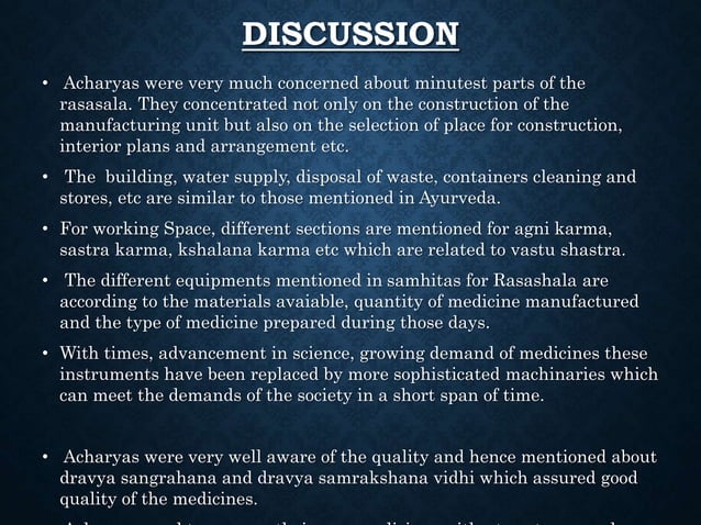 RASASHALA IN ACCORDANCE WITH GMP....pptx | Manufacturing Industry ...