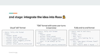 End-to-end dialogue systems, or a feature which wasn’t meant to happen ...