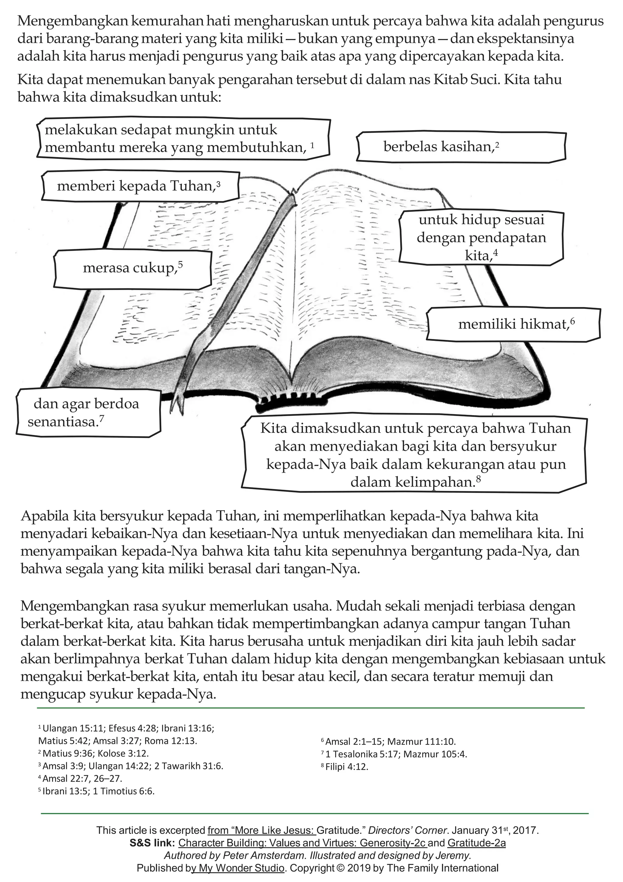 RASA SYUKUR DAN KEMURAHAN HATI | PDF