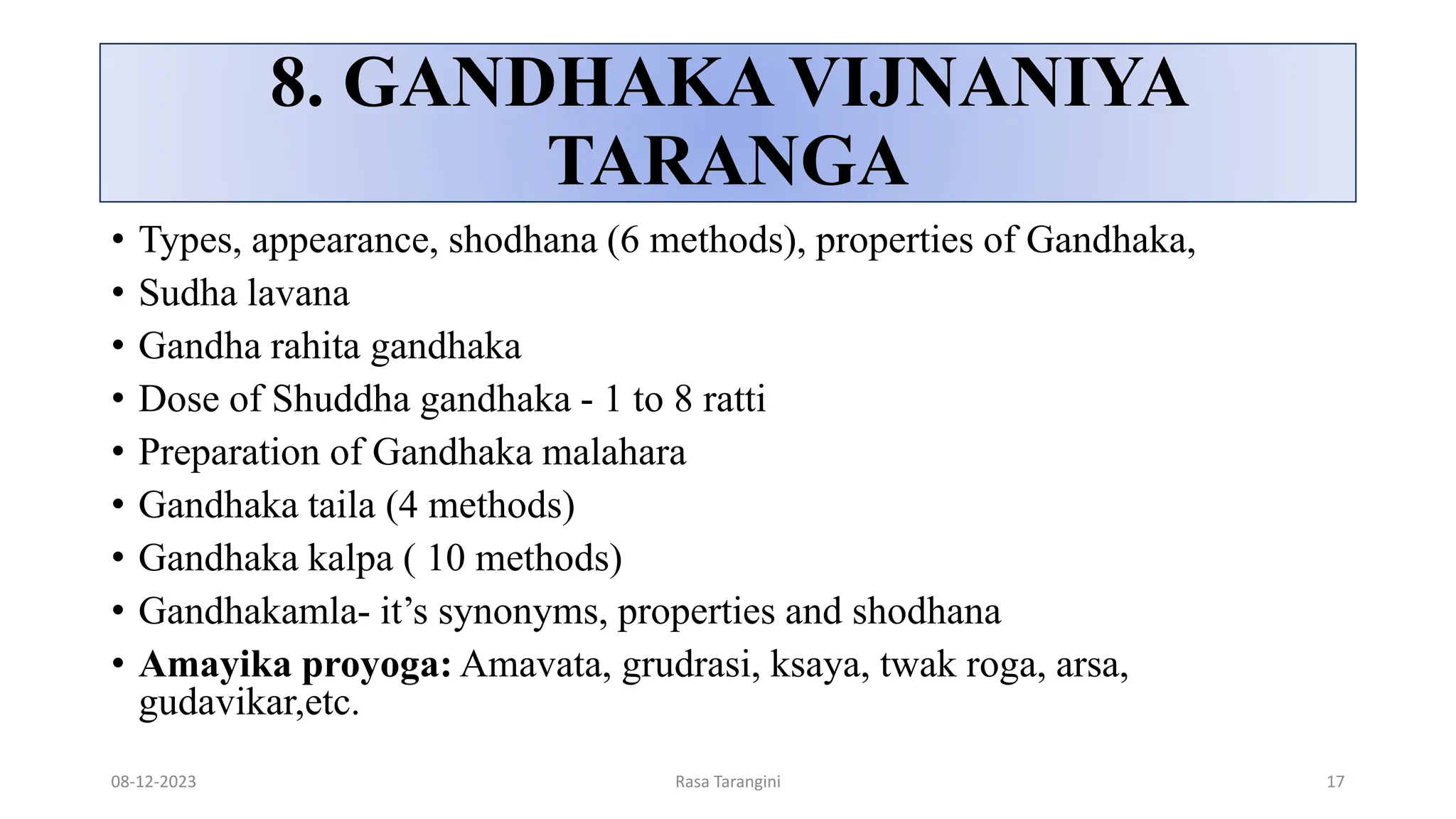 Rasa Tarangini by Dr. Vimarsha bhatkalkar | PPTX