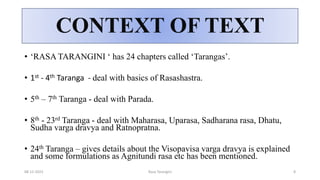 Rasa Tarangini by Dr. Vimarsha bhatkalkar | PPTX