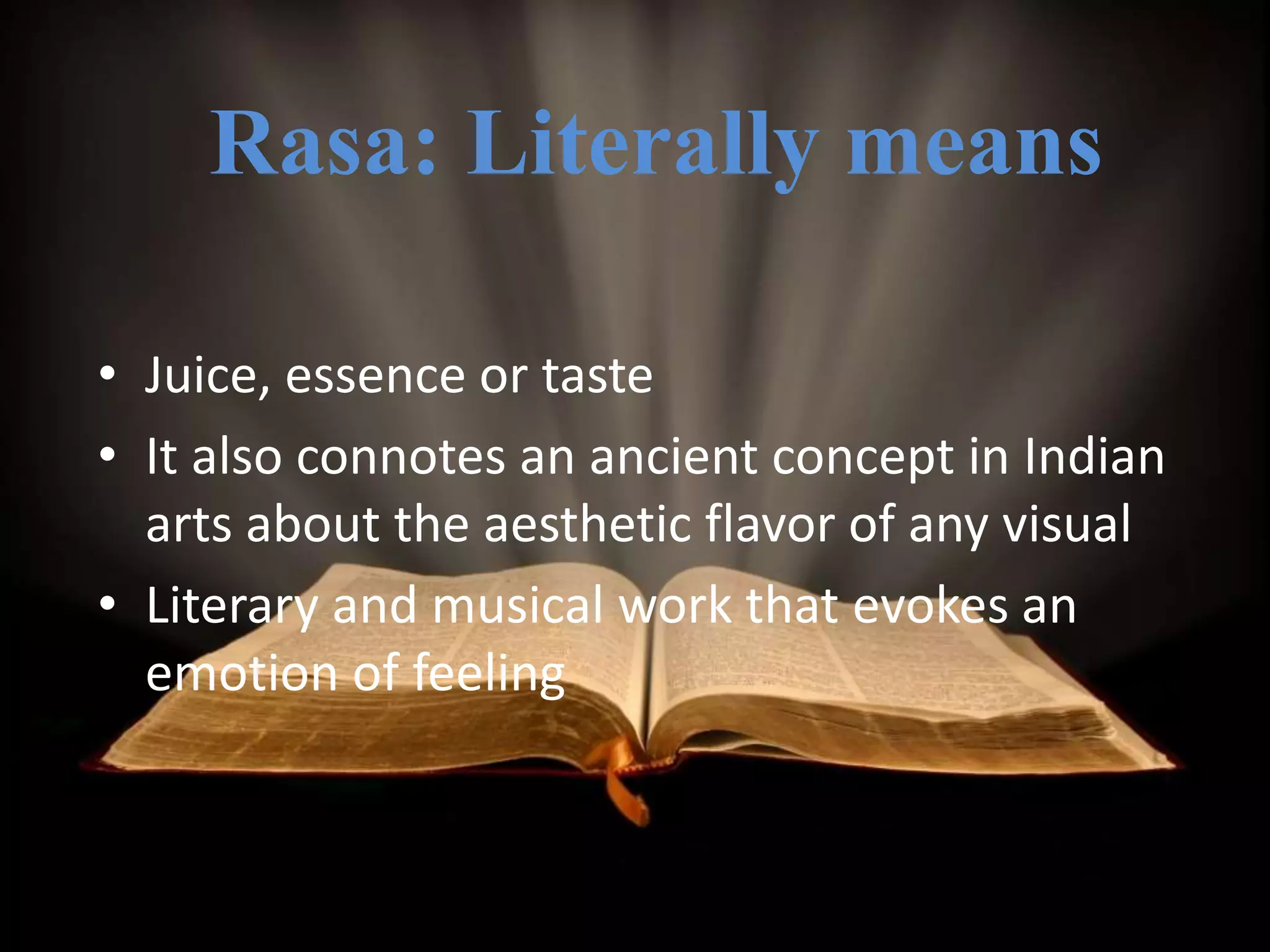 Rasa theory | PPTX