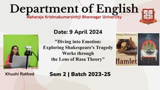 Diving into Emotion: Exploring Shakespeare's Tragedies through the Lens ...