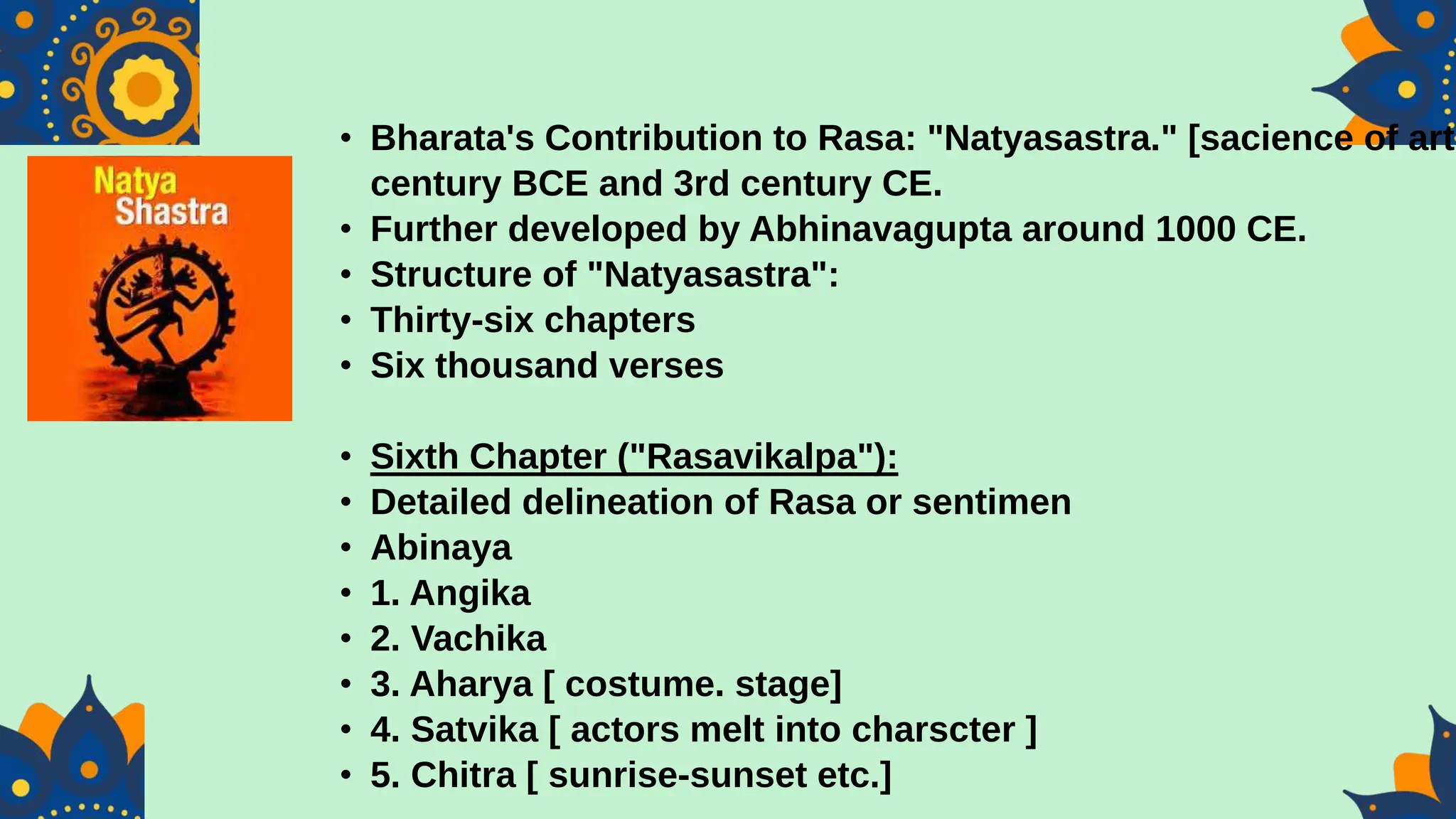 Rasa Theory Introduction by Bharat Muni.pptx