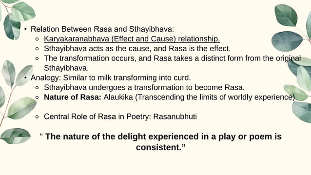 Rasa Theory Introduction by Bharat Muni.pptx | Free Download