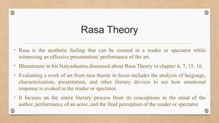Rasa Theory | PPTX