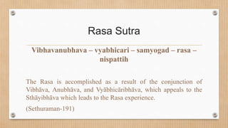 Rasa Theory | PPTX