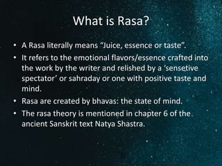 Rasa theory in padmavat | PPTX