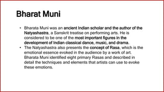 Rasa theory of ‘Bharat Muni’ presentation by Anuj kumar maurya | PPTX