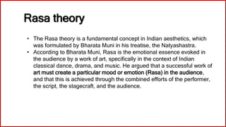 Rasa theory of ‘Bharat Muni’ presentation by Anuj kumar maurya | PPTX