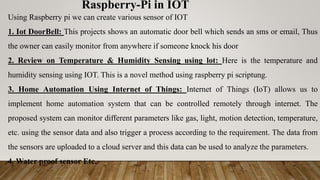 Raspberry pi. mini computer networks science ppt | PPT