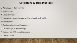 Raspberry pi. mini computer networks science ppt | PPT