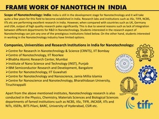 Nanotechnology and its impact on human life | PPTX