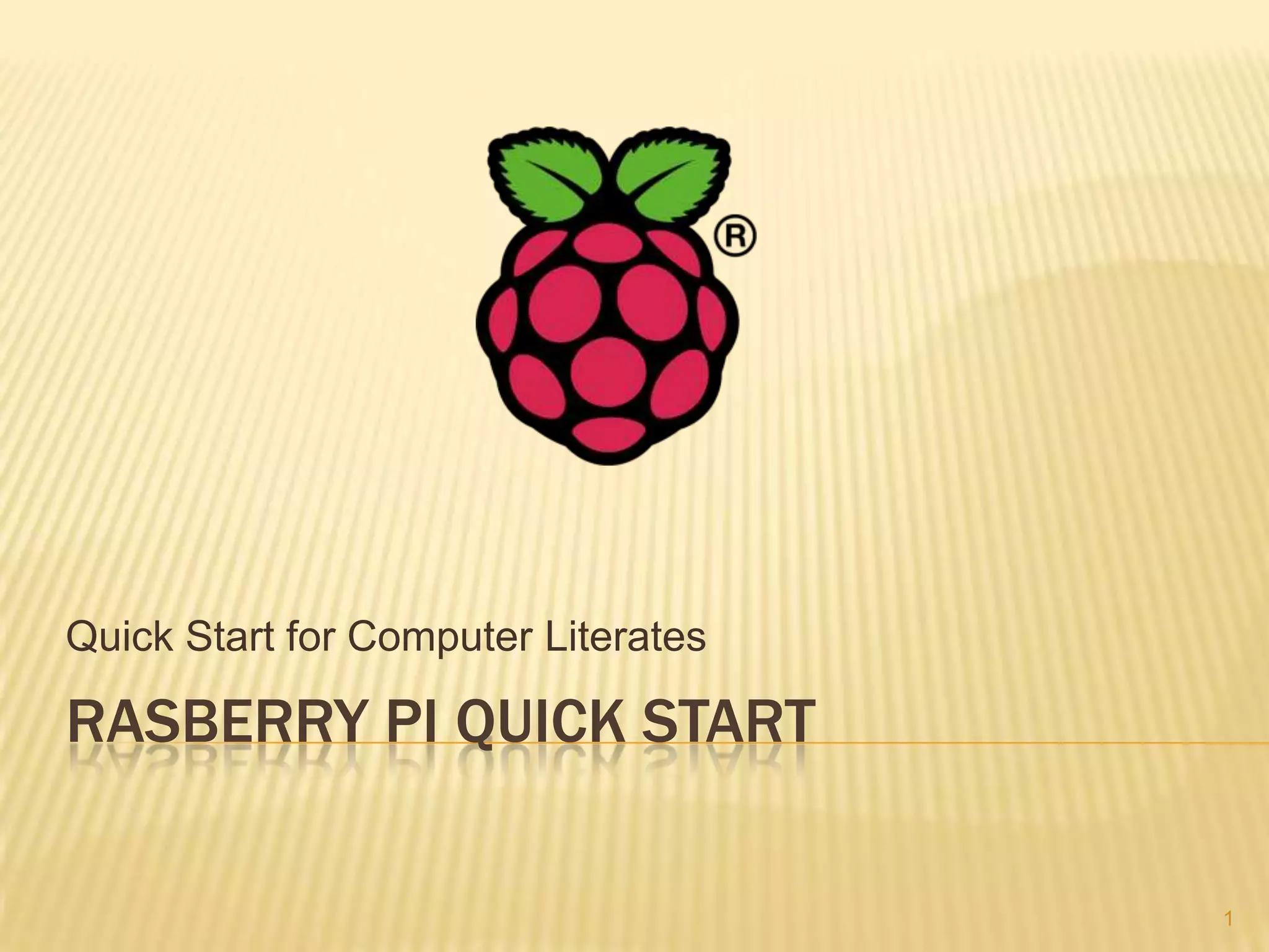 Rasberry pi class | PPTX