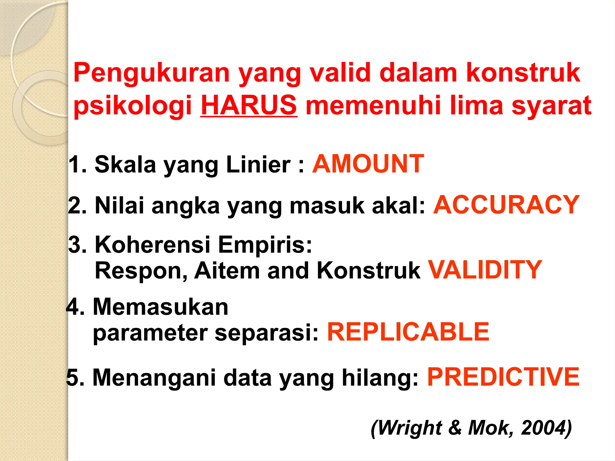 Rasch Model_Indonesia untuk assesmen pendidikan | PPTX